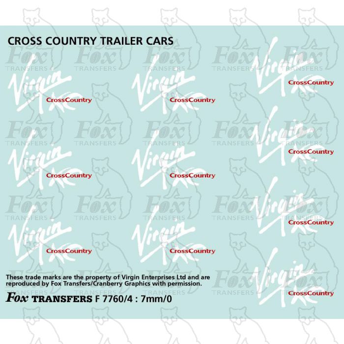Virgin Cross Country Trailer Car Logos