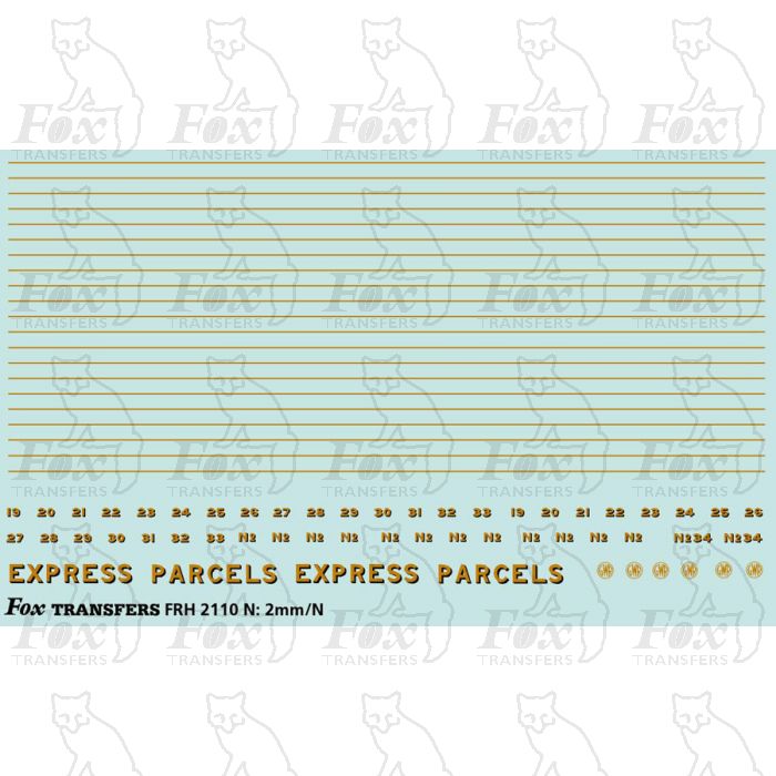 GWR RAZOR-EDGE RAILCAR - EXPRESS PARCELS