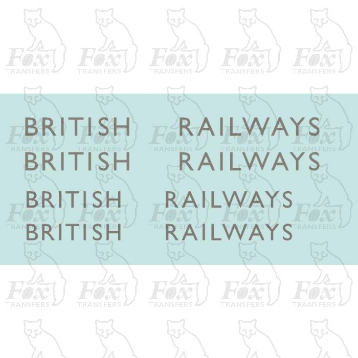 Garter Blue Class A4 Streamlined Tender Lettering - BRITISH RAILWAYS ...