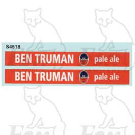 Advertisement 1940s & 1950s -BEN TRUMAN pale ale
