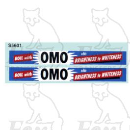 Advertisement 1950s & 1960s - BOIL with OMO adds BRIGHTNE