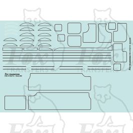 BR/WR Large Tender Locomotive Lining Set