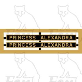 6224 PRINCESS ALEXANDRA (Late LMS format in BRASS)