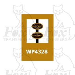 Vulcan Foundry worksplates -BRASS