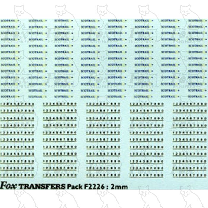 ScotRail Logos/Numbering (RR style)