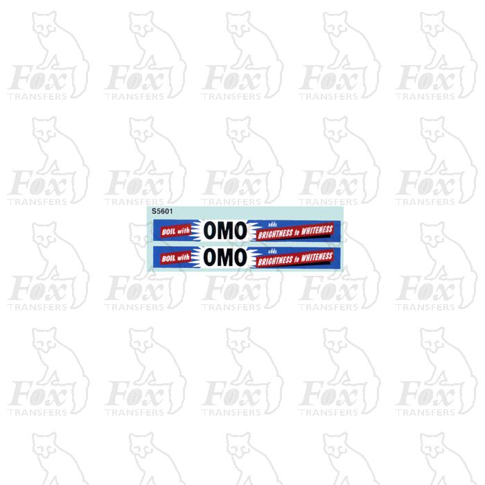 Advertisement 1950s & 1960s - BOIL with OMO adds BRIGHTNE