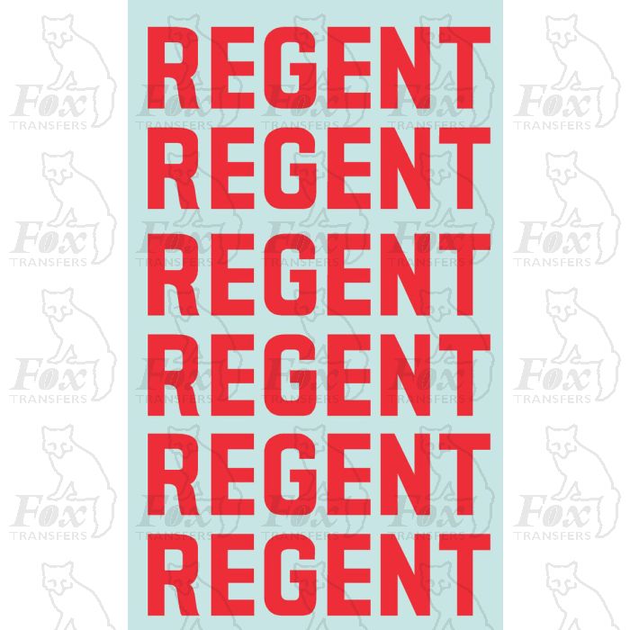 Regent Logos for Class A Tanks
