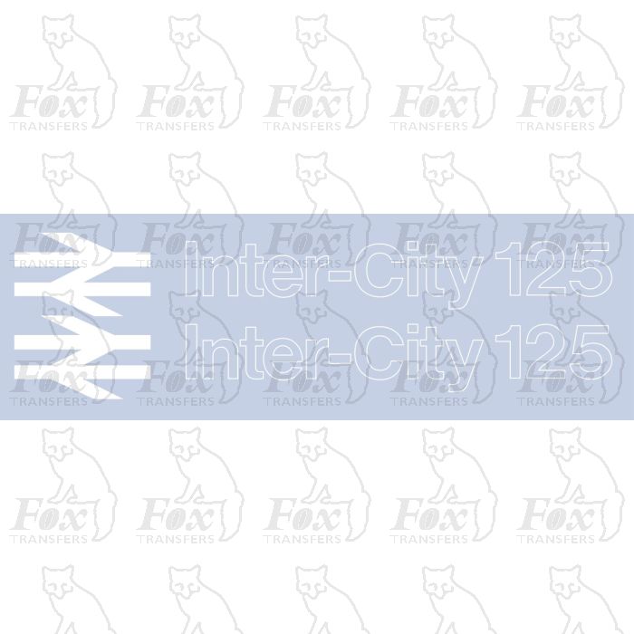 InterCity Loco/HST Livery - Inter-City 125 lettering in white outline ...
